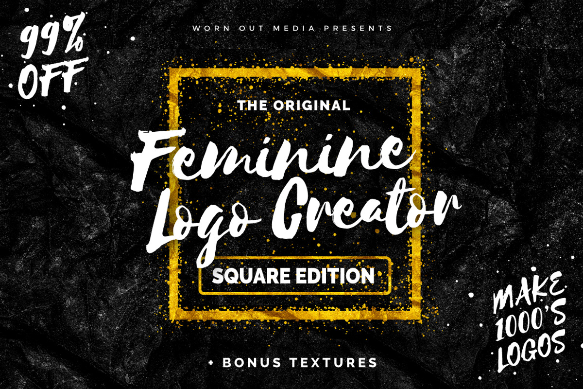 Feminine Logo Creator Square Edition, a Branding & Logo Template by ...