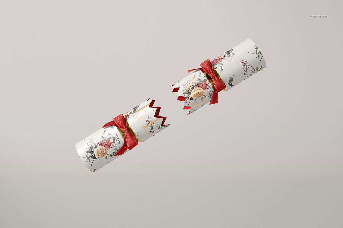 Christmas Cracker Mockup Set, a Packaging Mockup by creatsy5