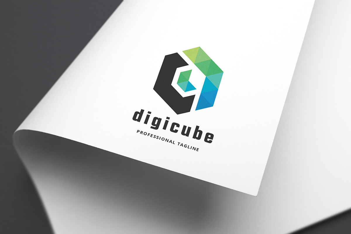 Digital Cube Logo, a Branding & Logo Template by Design_Planet