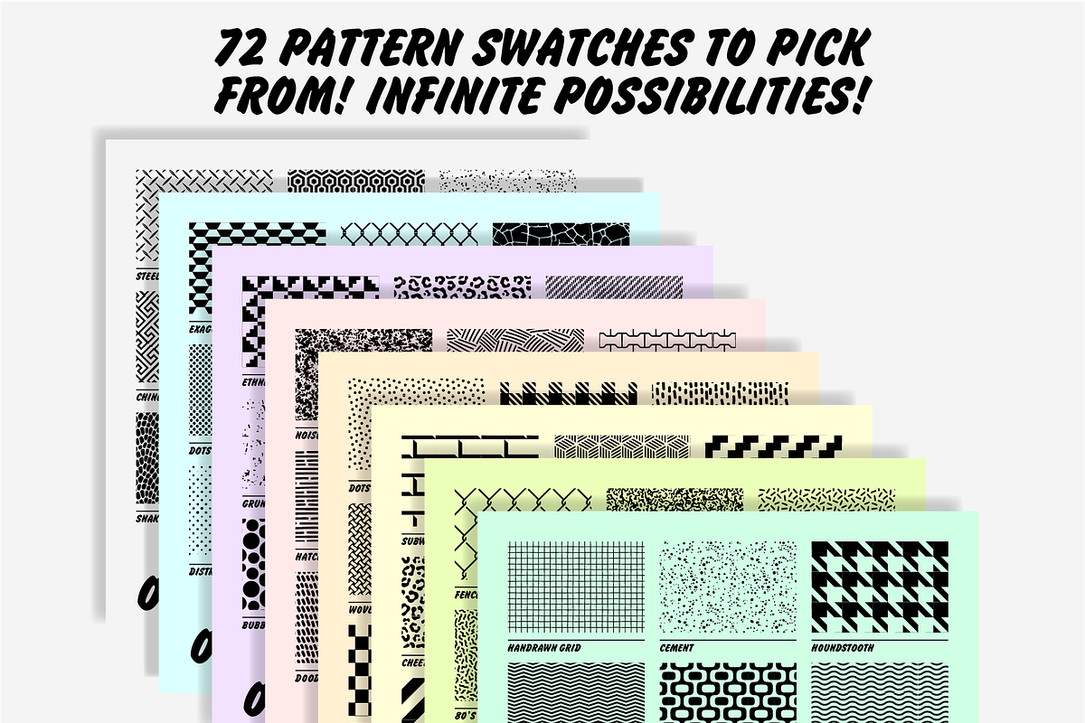 Multitone Illustrator Swatches, a Palette Add-On by MightySHORT