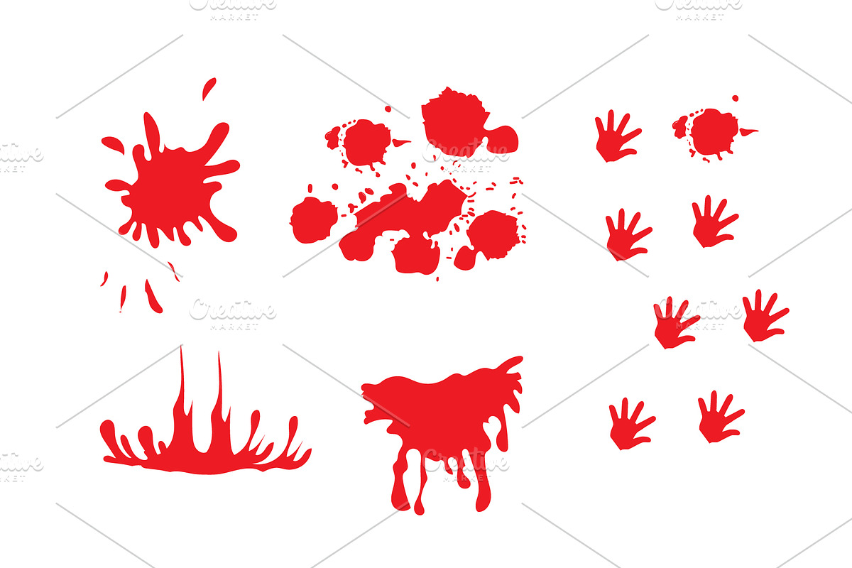 25 Varian Blood Splash,Splatter Drip, an Object Graphic by bungamustia