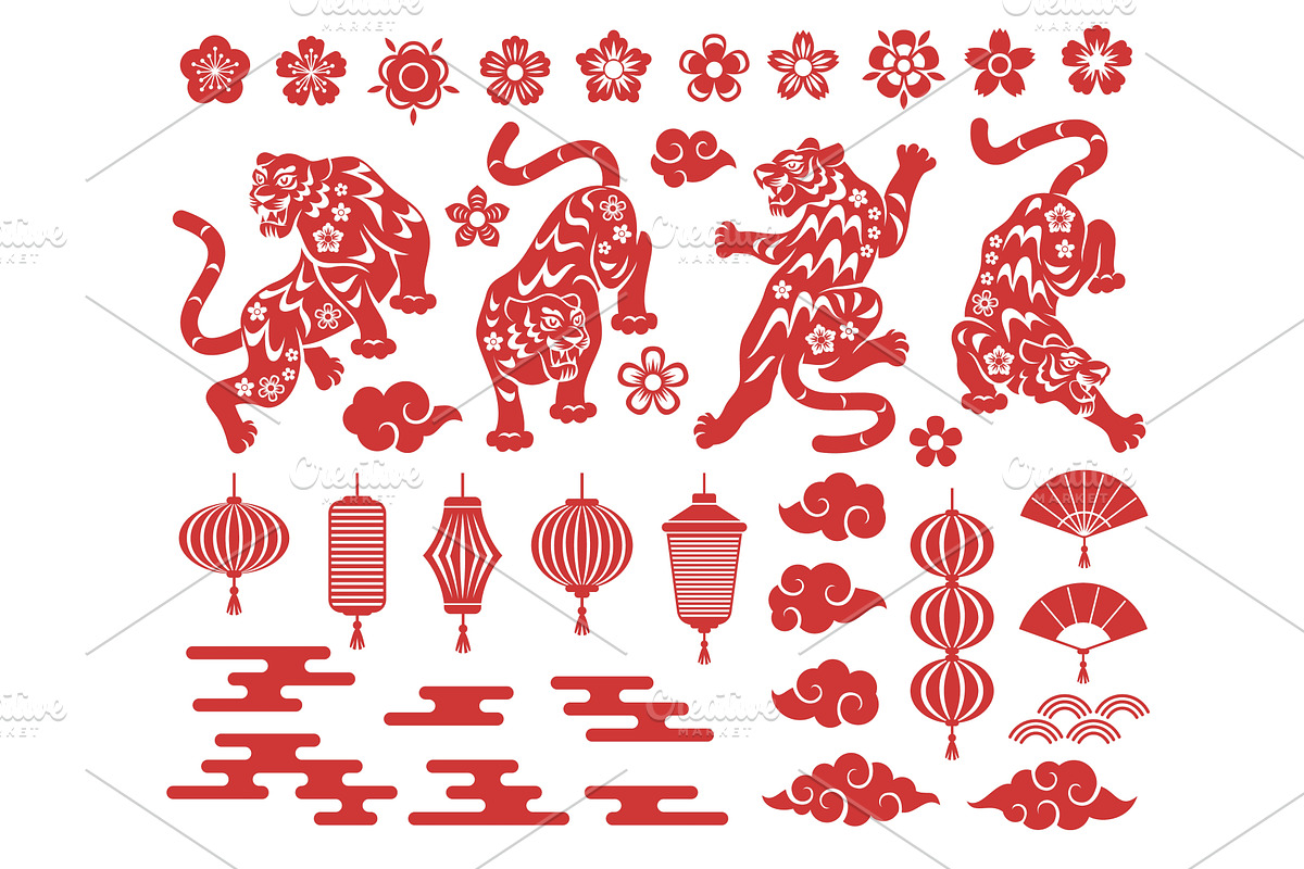Chinese traditional ornaments, an Object Graphic by YummyBuum