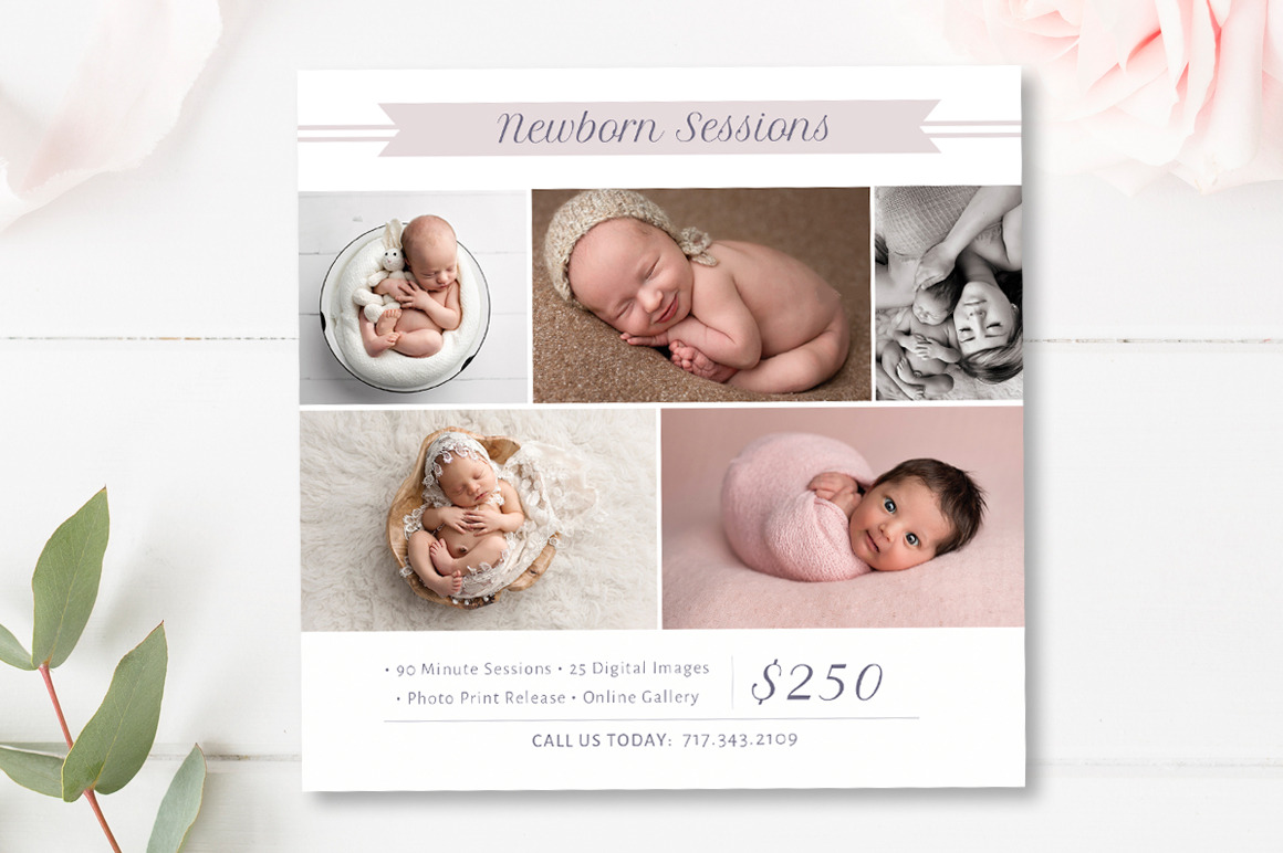 Photographer Mini Session Template, a Flyer Template by By Stephanie ...