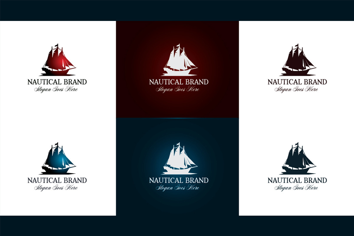 Nautical Brand Logo, a Branding & Logo Template by BMACHINA Labs.