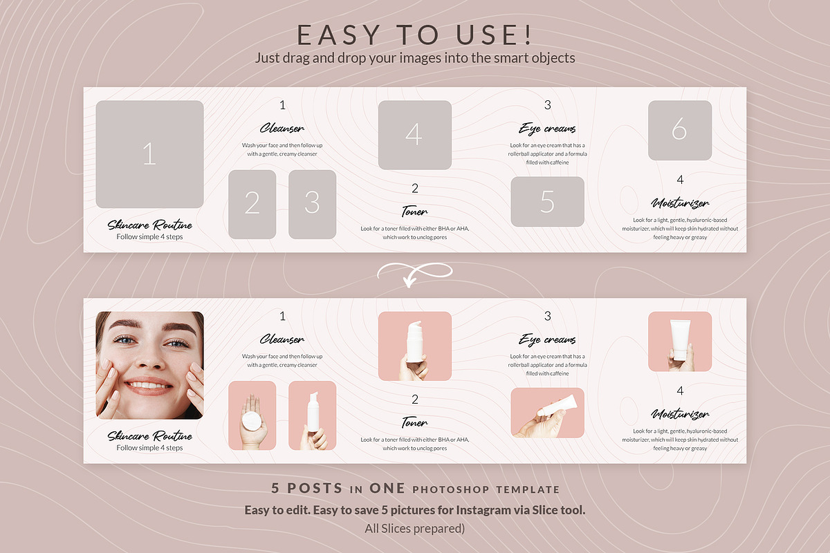 Step by step Instagram Carousel, a Social Media Template by Andrew ...