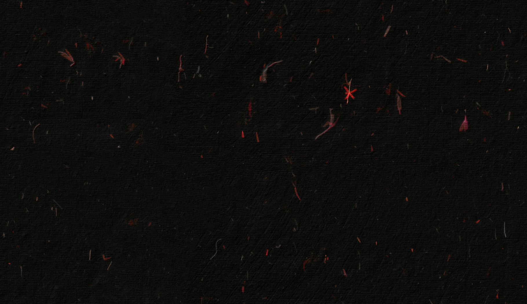Antique Blank Hand Made Blank Sheet Fibers Red Flowers Black Pap, a ...