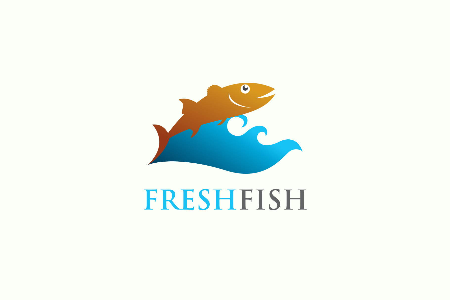 Fresh Fish Logo, a Branding & Logo Template by Maraz Logo