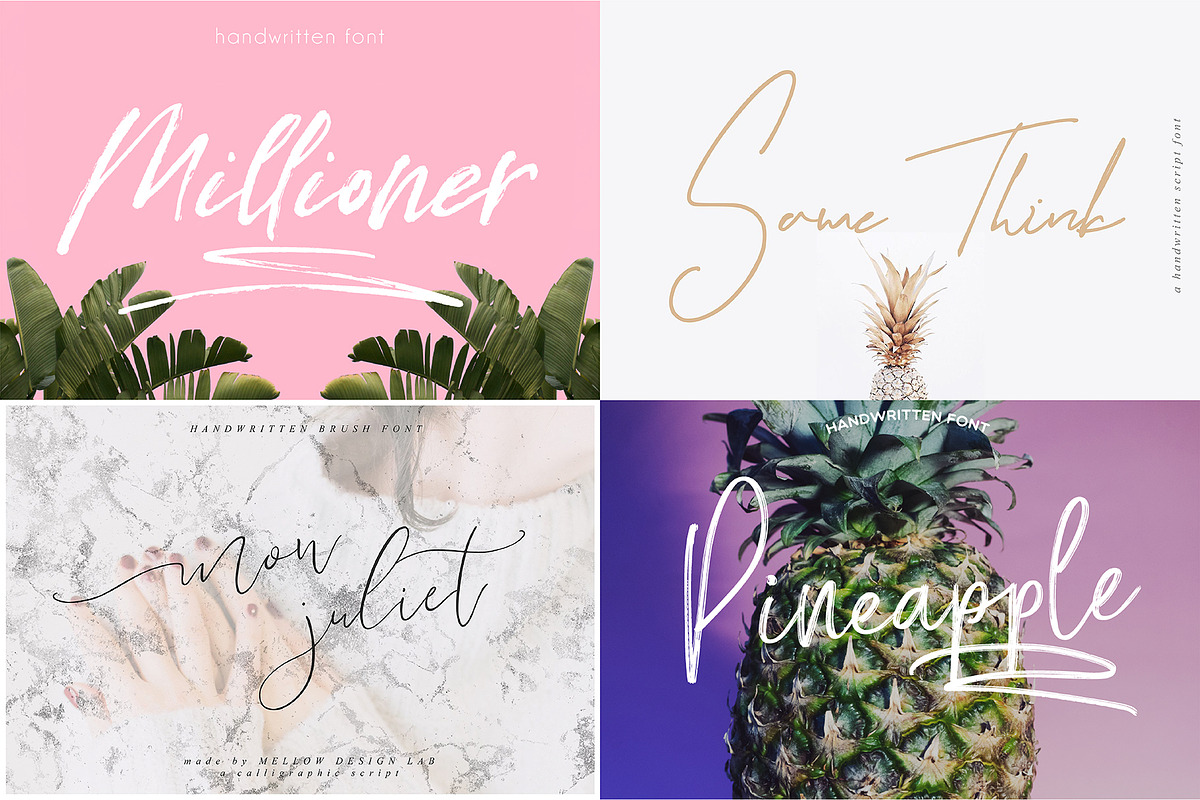 Modern Script Font Bundle
