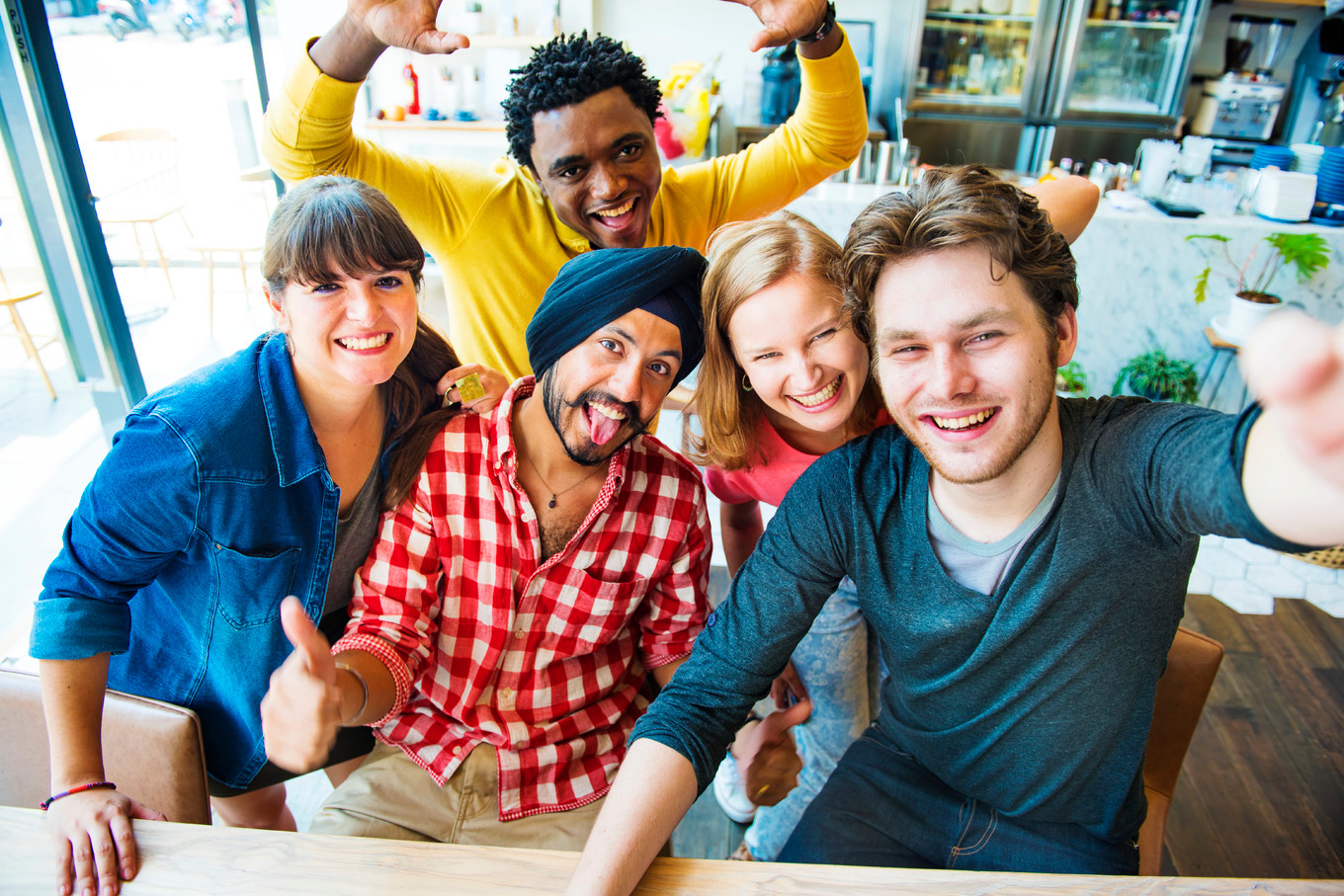 Group of diverse friends, a Person Photo by rawpixel