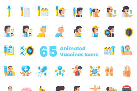 75 Virus Icons | Coral Series, an Icon by Flat Icons