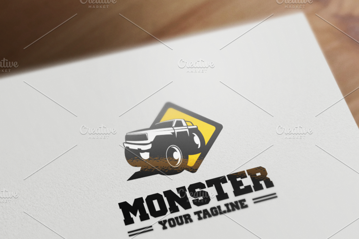 Monster Logo Template, a Branding & Logo Template by TFamz