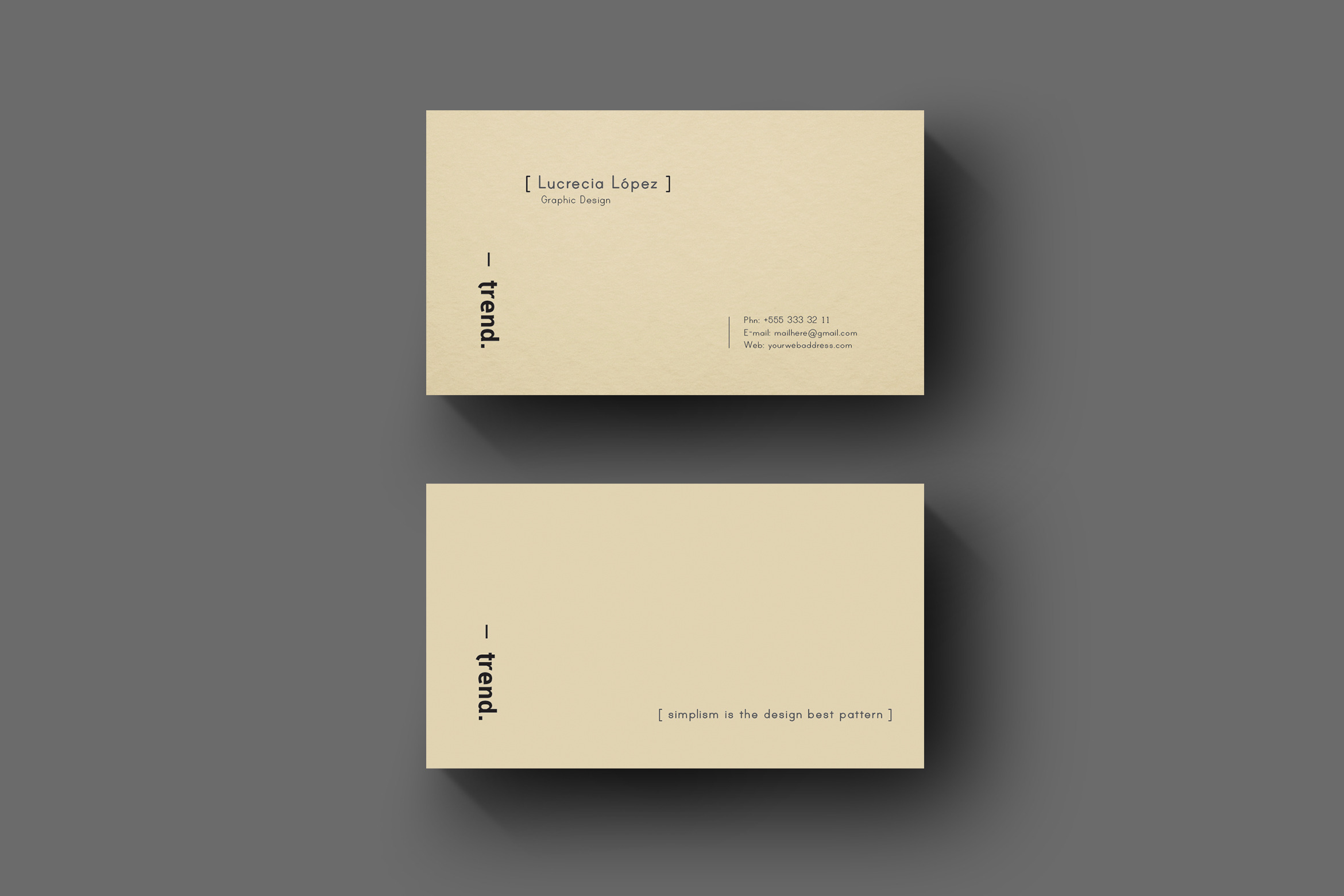 Trend Business Card, a Business Card Template by ZAAS