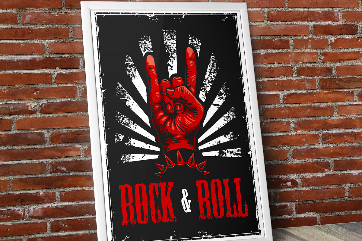 Rock & Roll Posters, a Graphic by DGIM studio