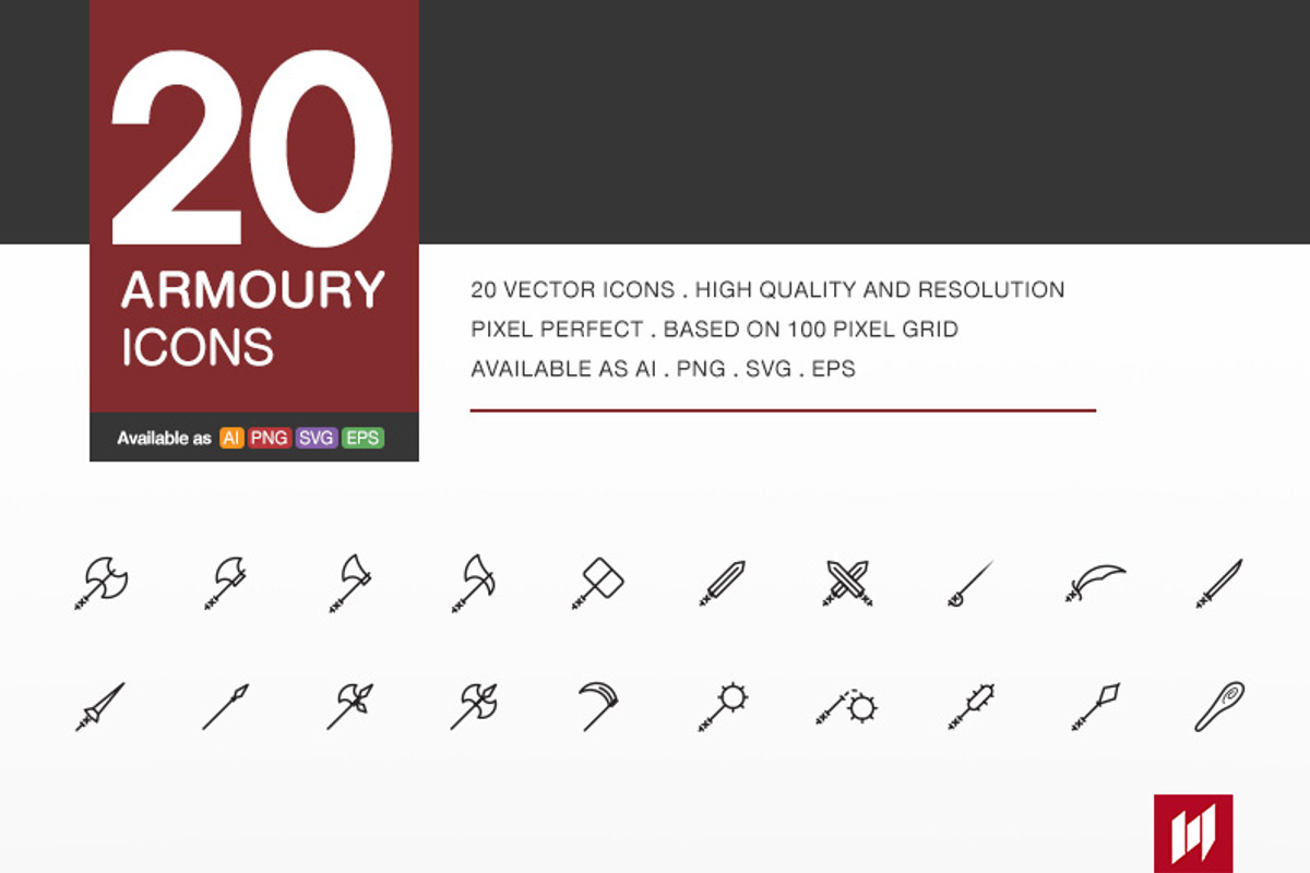 Armoury icons, an Icon by NAS