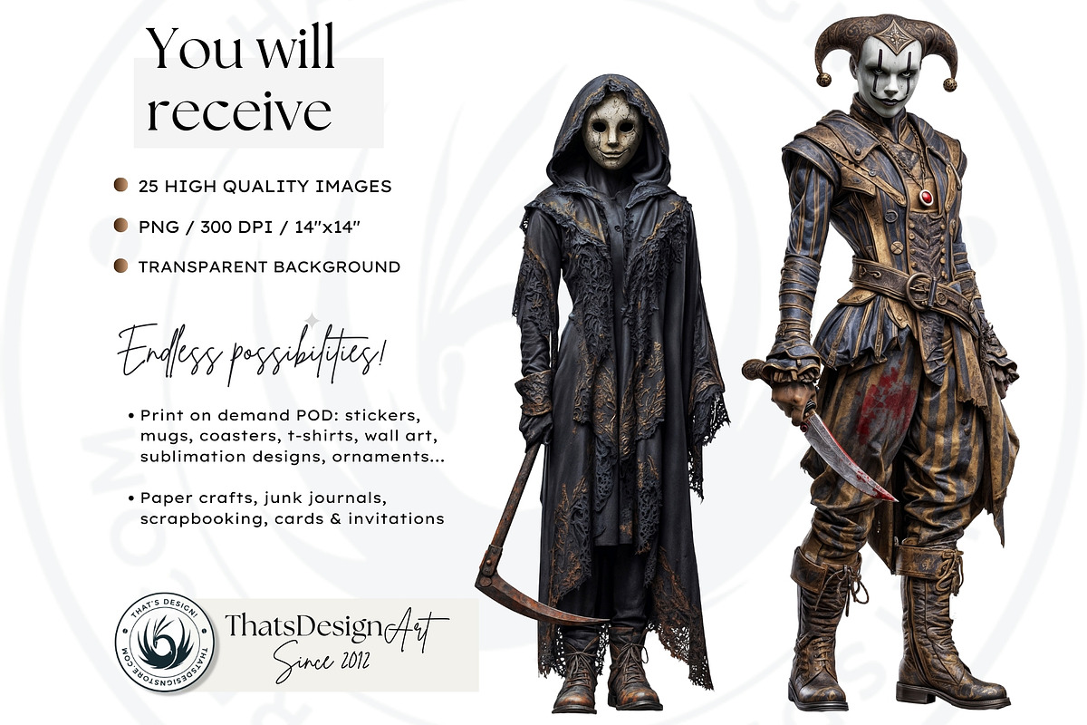 Slasher Movie Villains Cliparts