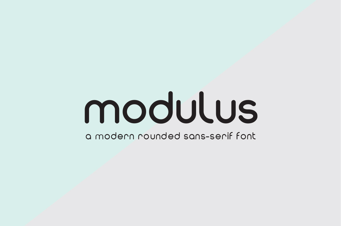 Modulus, a Sans Serif Font by Arkitype