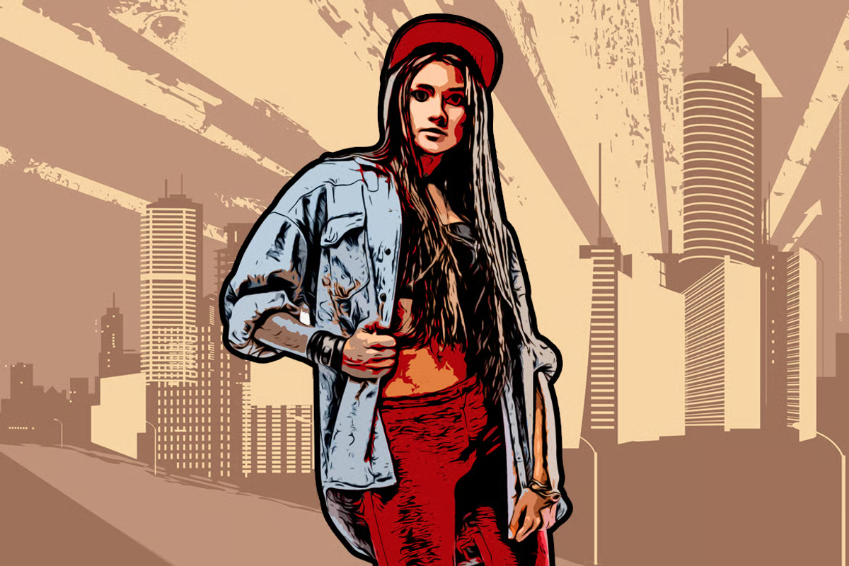 Mafia Painting Art Photoshop Action, an Action Add-On by iHemalaya