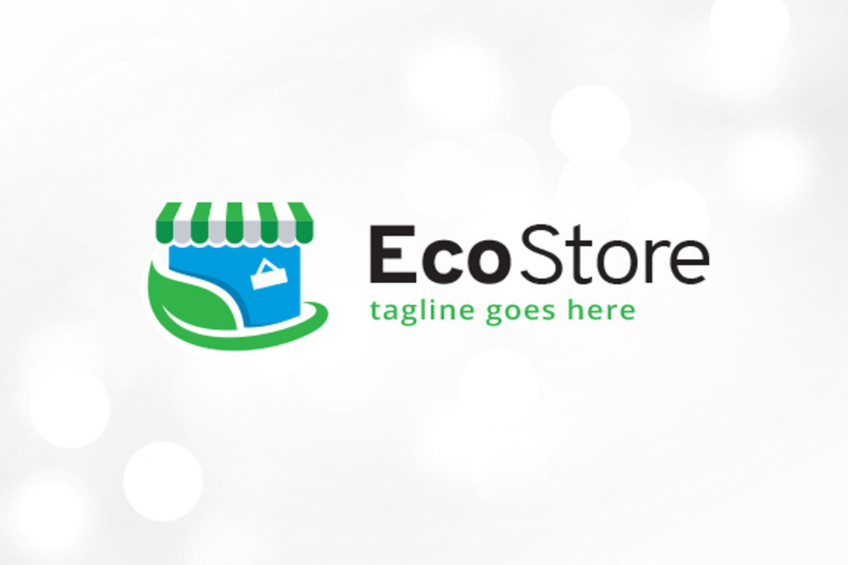 Eco Store Logo Template, a Branding & Logo Template by gunaonedesign