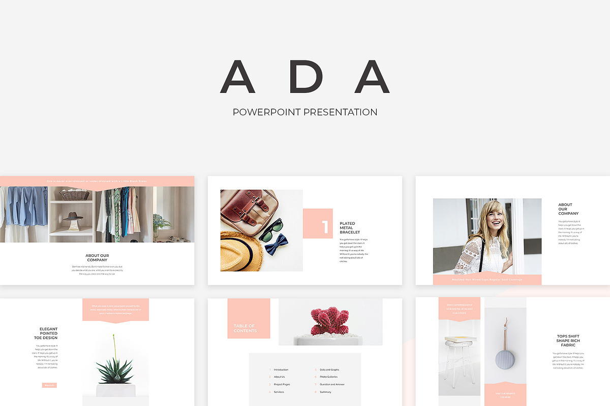 Ada Complete Pack, a Presentation Template by SlideStation