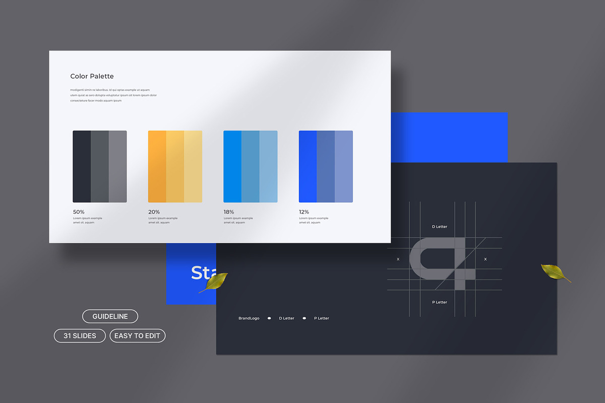 Brand Guidelines, a Presentation Template by UpSolution