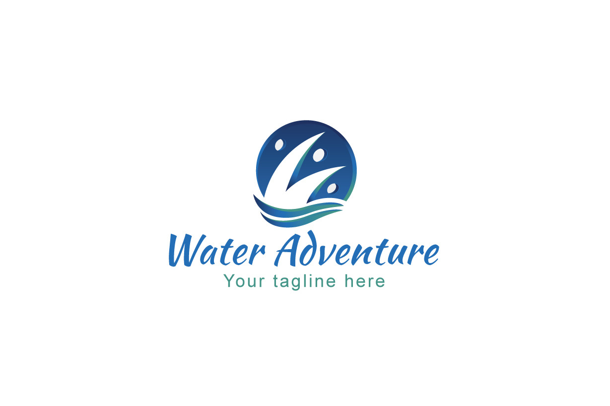 Water Adventure-Stock logo Template, a Branding & Logo Template by VecRas
