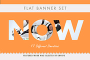 Now | Web banners, Creative | Website & App Templates ~ Creative Market