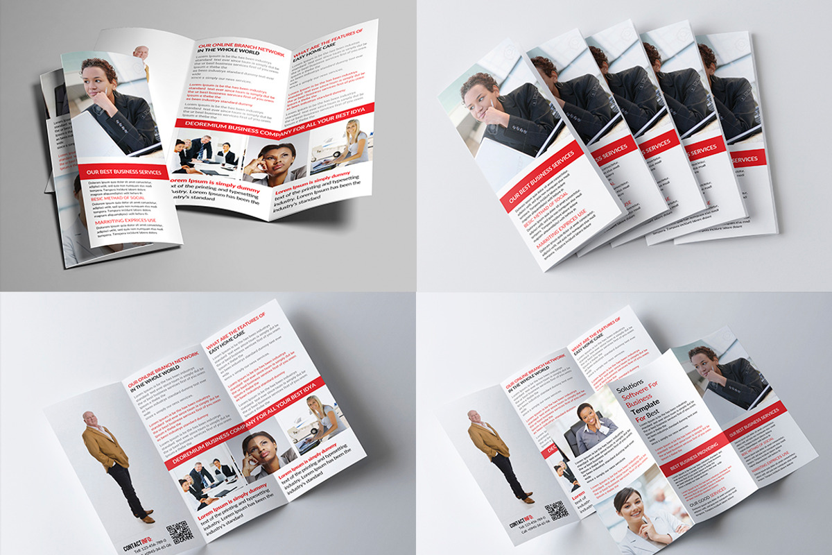 30-Trifold Brochure Bundle, a Brochure Template by AfzaalGraphics