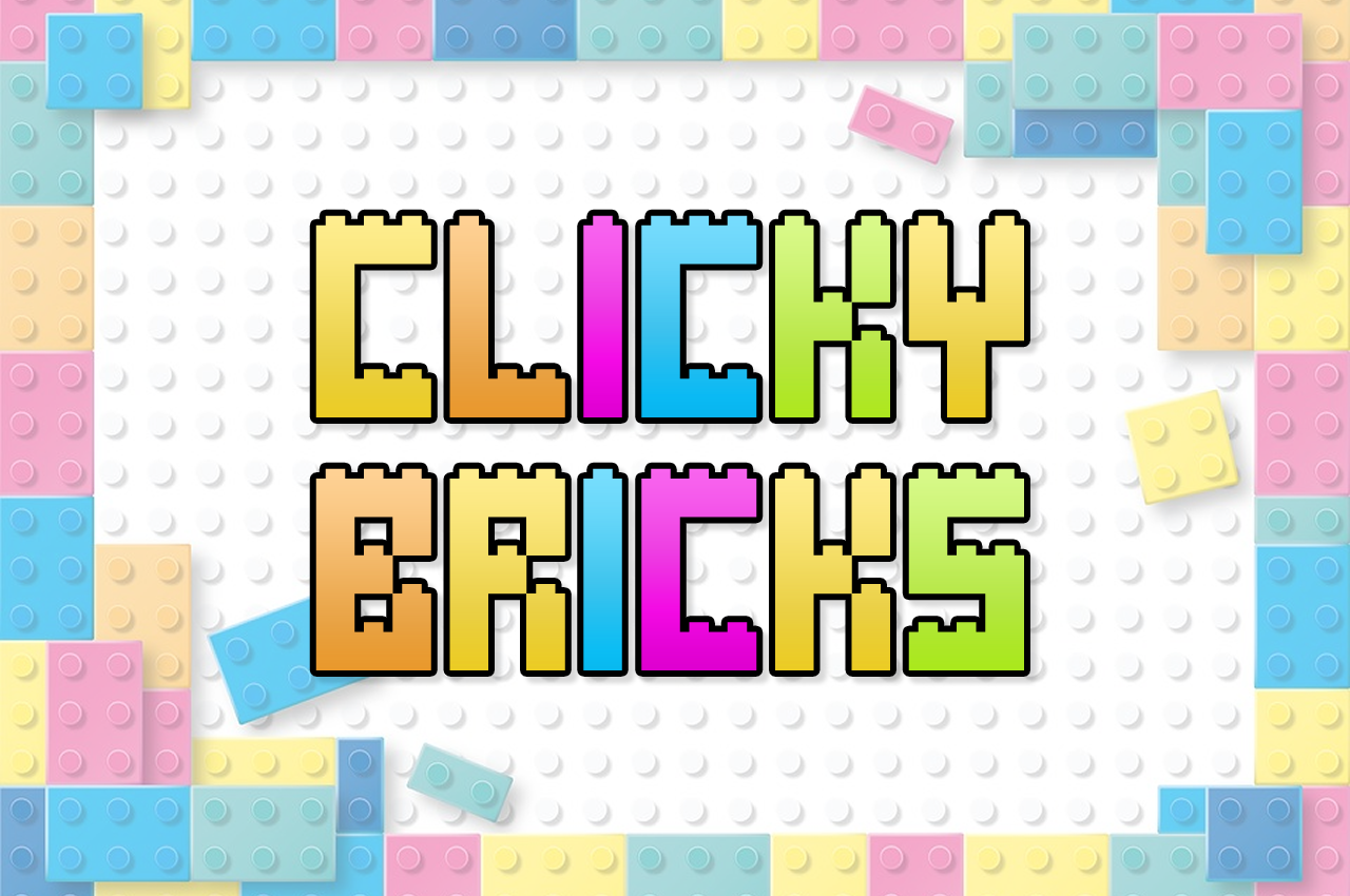 Clicky Bricks, a Font by Chequered Ink | Creative Market