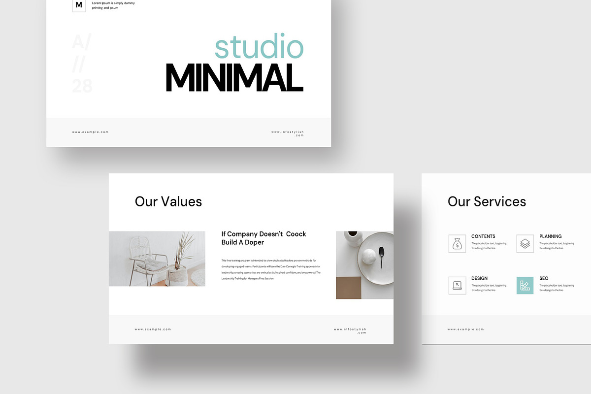 Studio Minimal Presentation Template, a Presentation Template by ...