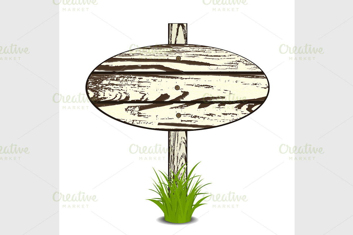 Wood Sign Board, a Background Graphic by IllustrationArtShop
