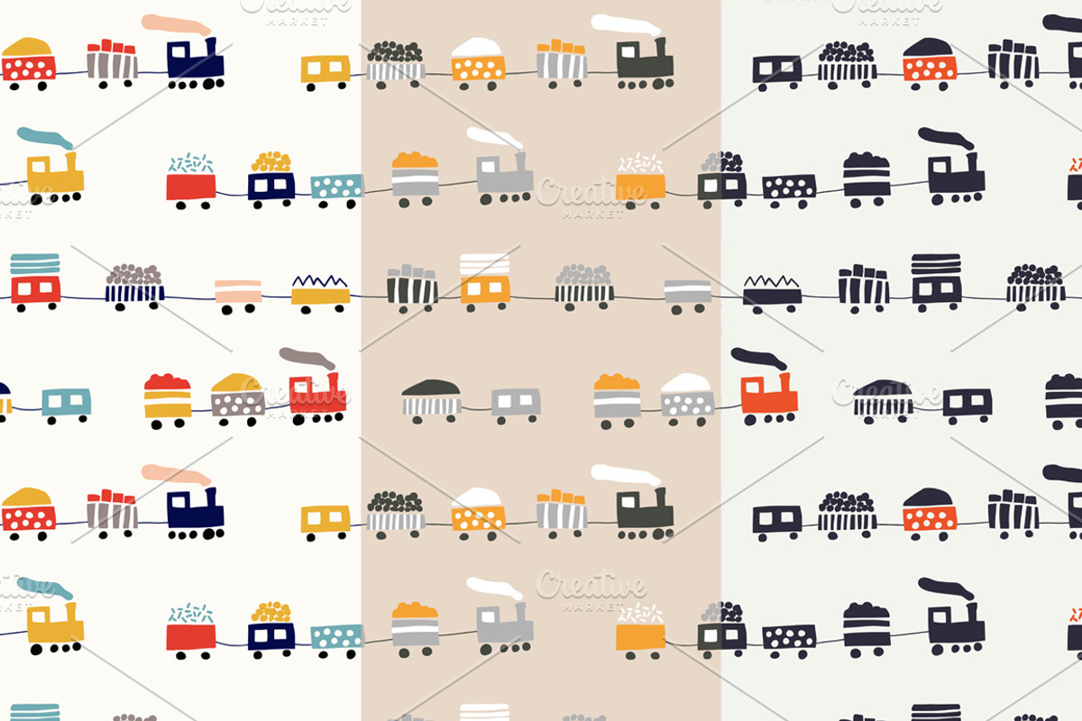 Transport patterns, a Pattern Graphic by Magnia
