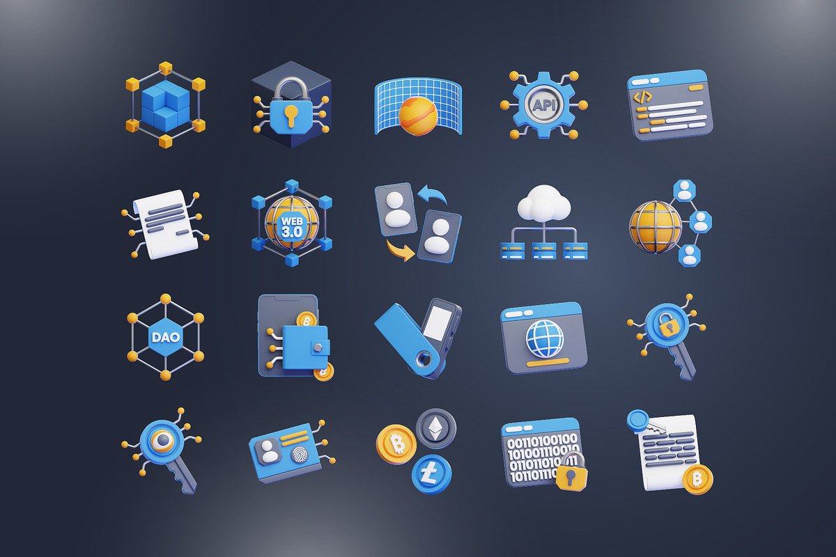 Introducing the Web3 3D Icon Set