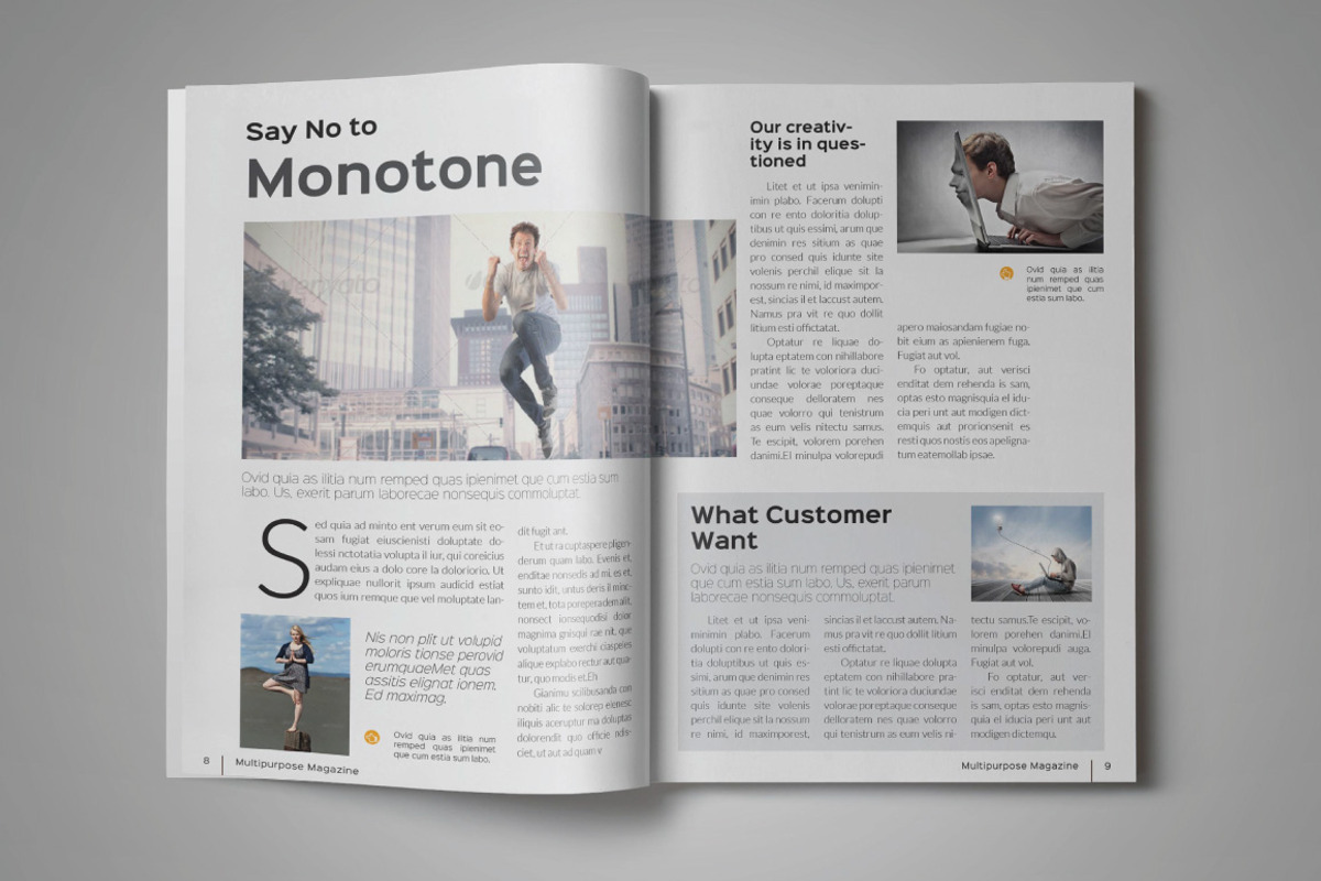 A5 Multipurpose Magazine Template, a Magazine Template by GreenDesign