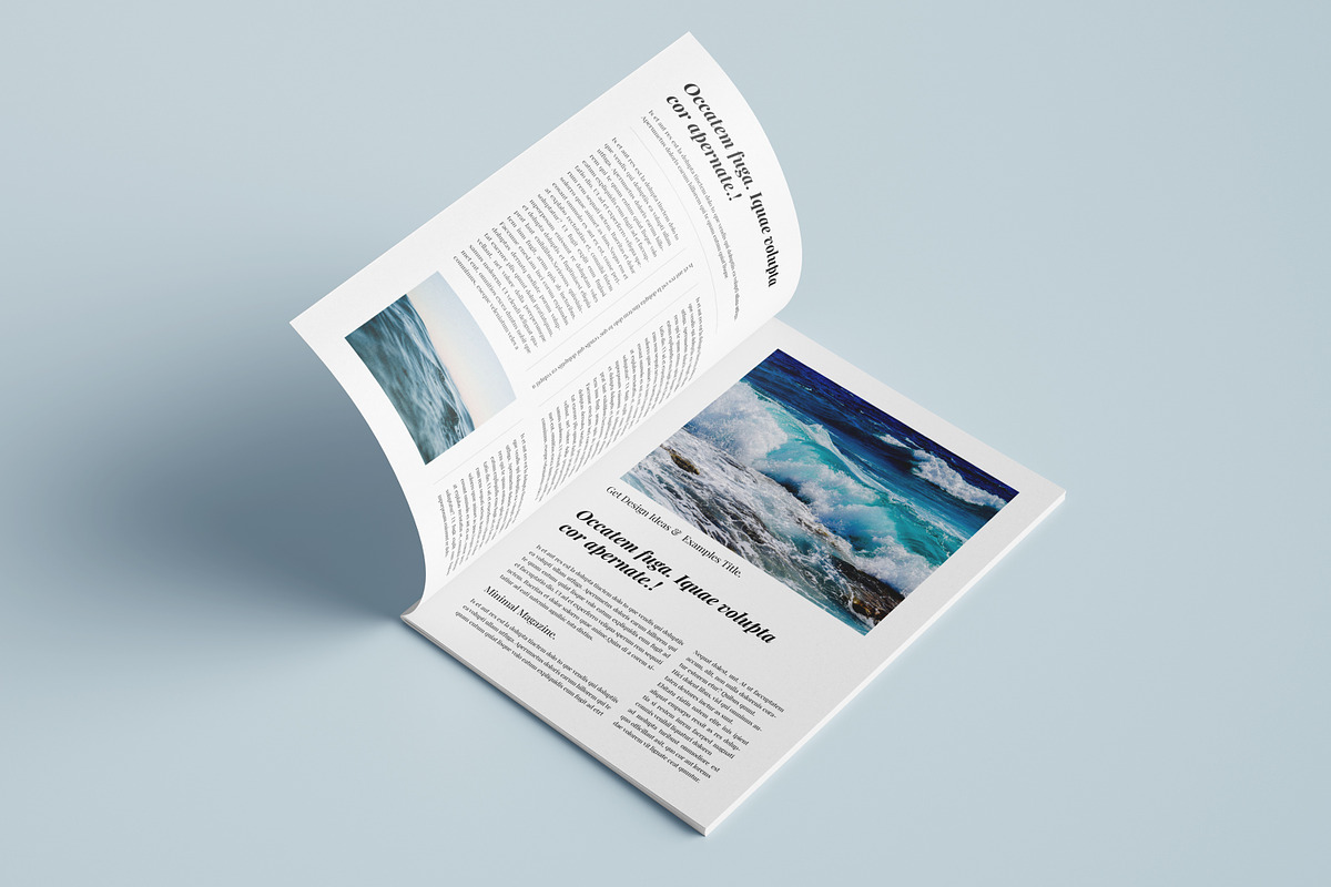 Canva Magazine Template, a Magazine Template by creathrivestudio