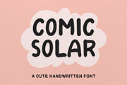 Comic Solar Font- Handwriting Font, a Handwritten Font by ariodsgn ...