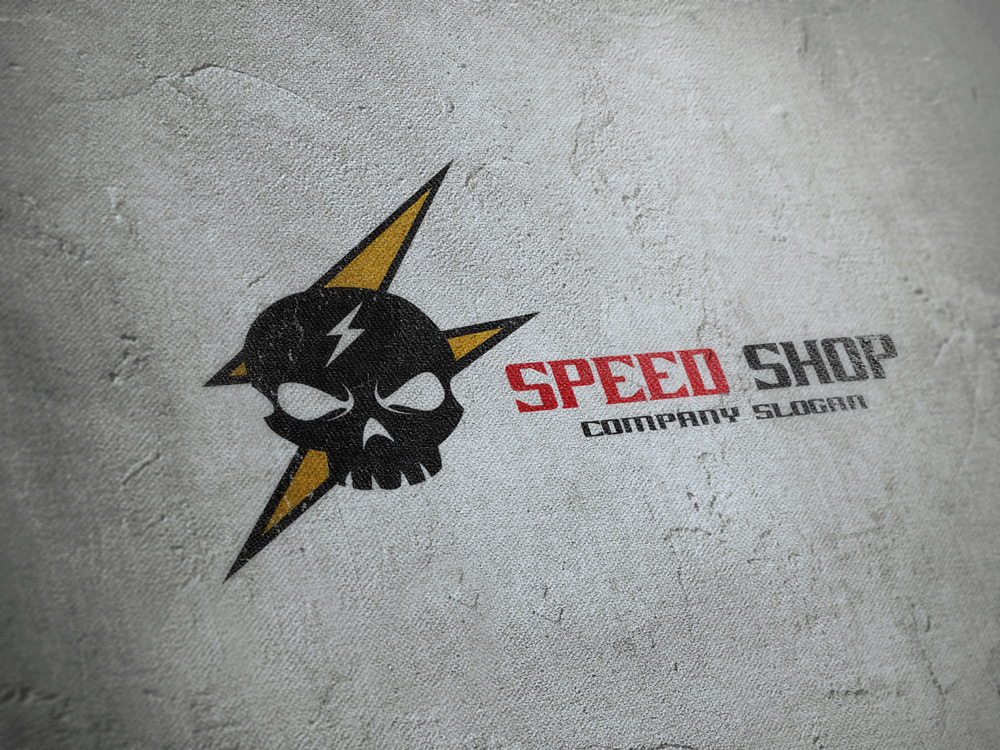 Speed Shop Logo, a Branding & Logo Template by Vectorwins Premium Shop