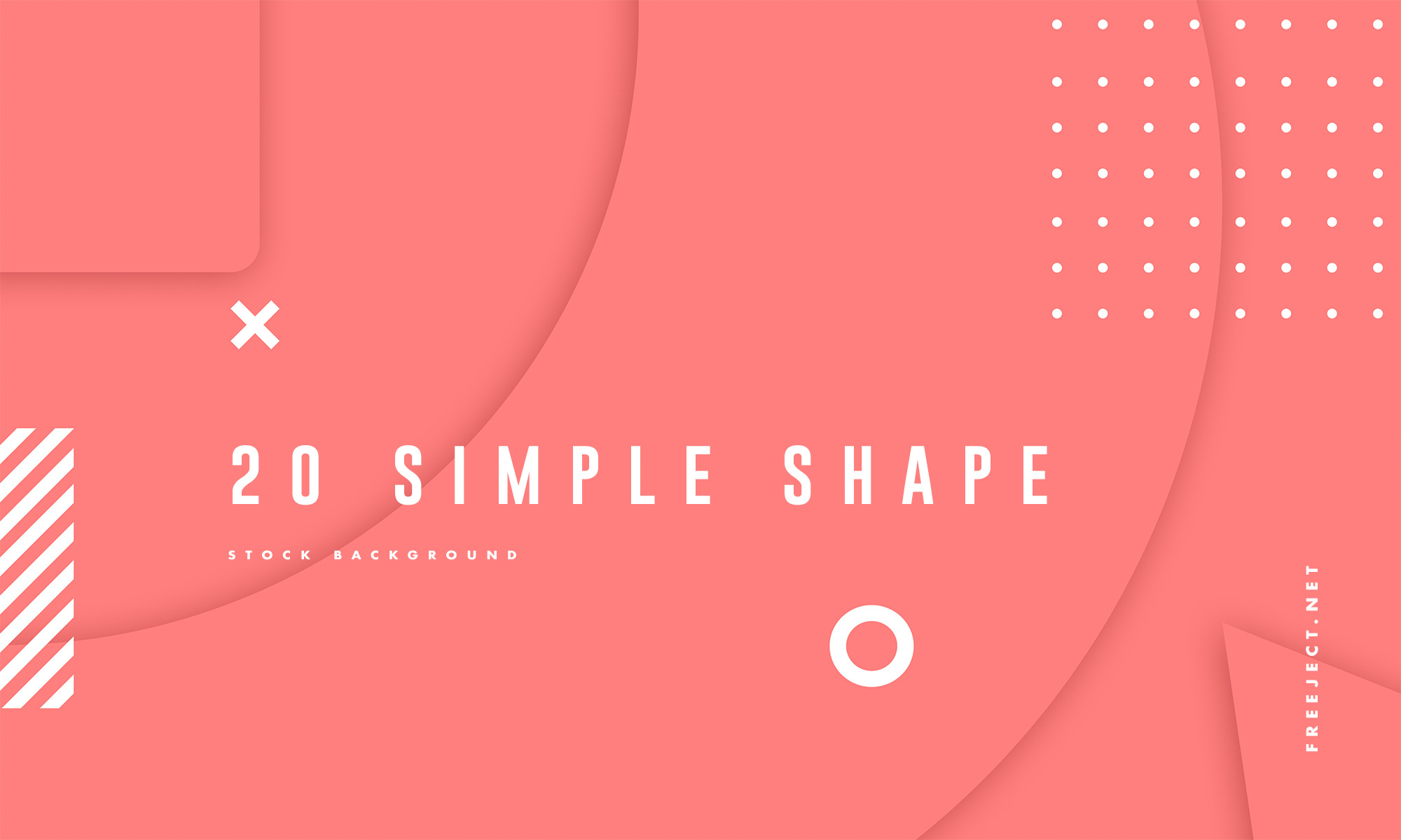 20 Simple Shape Background, a Pattern Graphic by freeject.net