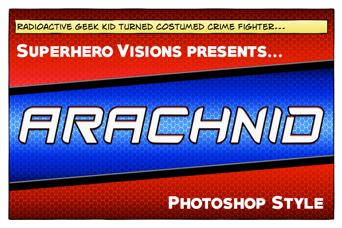 10 Photoshop Styles: Superheroes v1, a Layer Style Add-On by ...