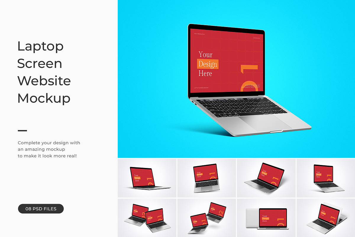 Laptop Screen Mockup, a Mac Mockup by Mockup Supper
