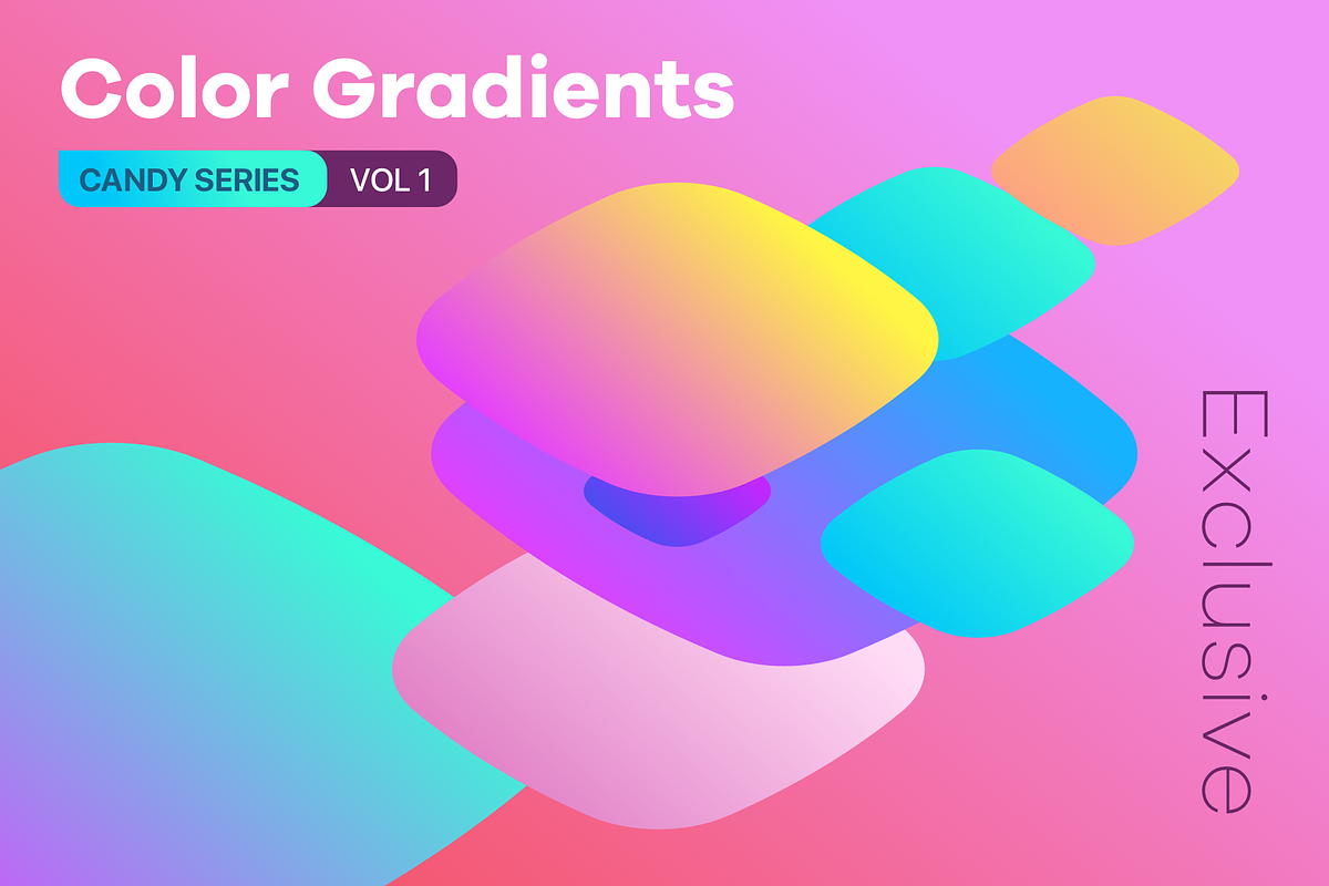 Color Gradients Candy Series Vol 1, a Background Graphic by Abinash Mohnaty