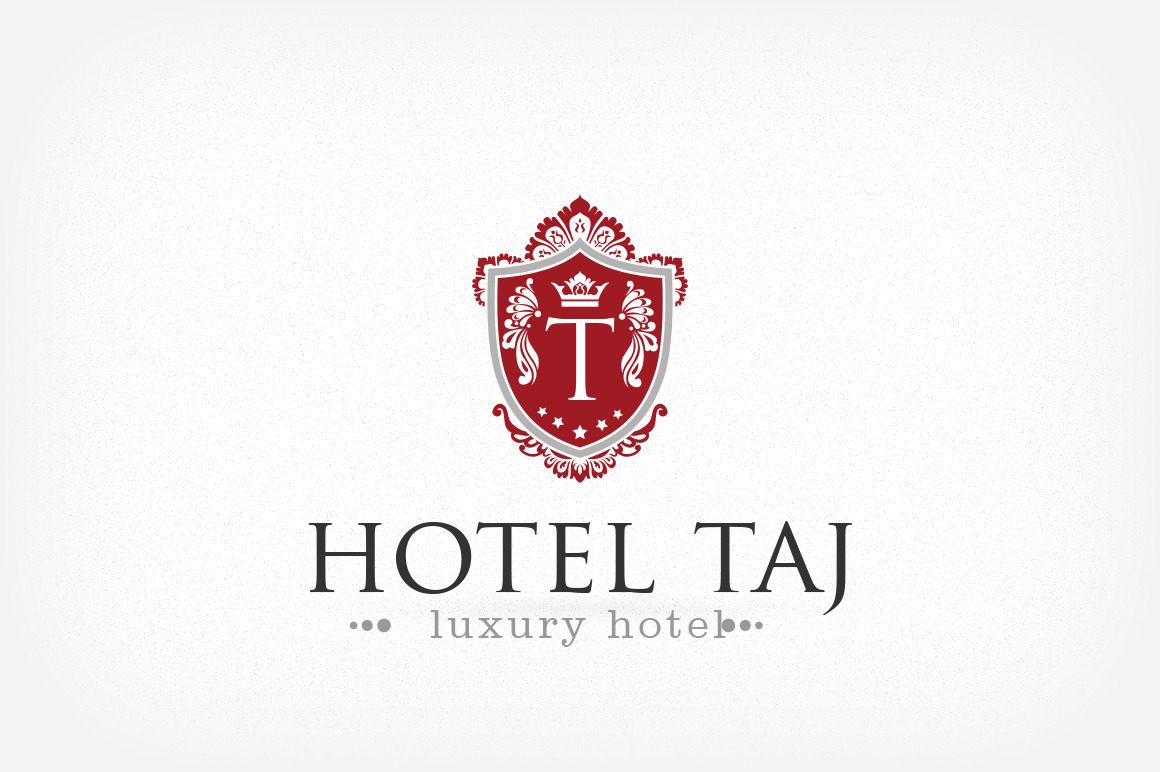 Hotel Taj- Luxury Crest Logo, a Branding & Logo Template by Fida Khattak