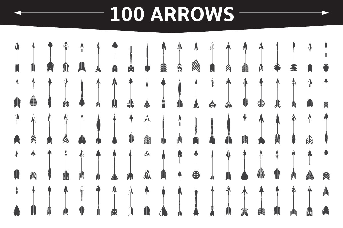 Decorative Boho Arrow and Dart Set, an Object Graphic by Designfour