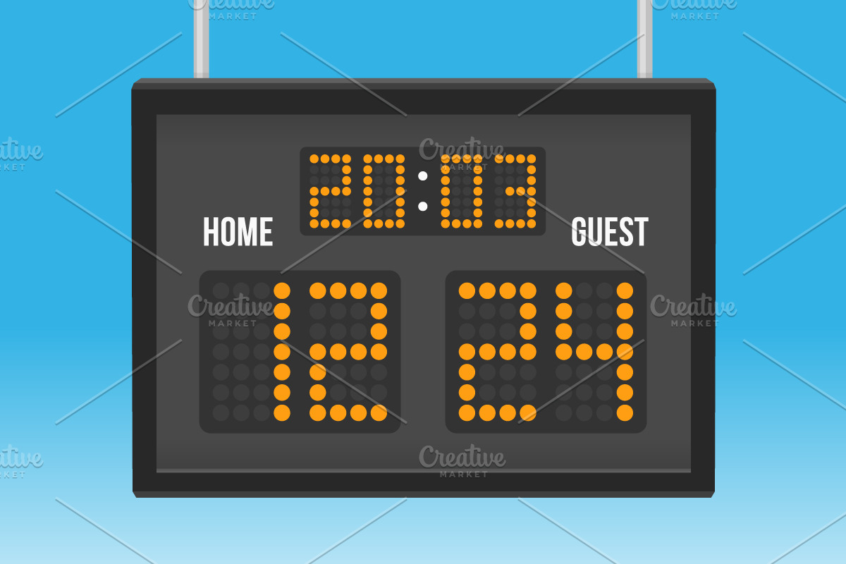 Scoreboard, an Illustration by Vector Kitchen by Zoljo