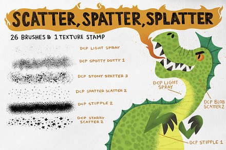 Slime brush set, a Brush Add-On by Zsolt Kosa Art