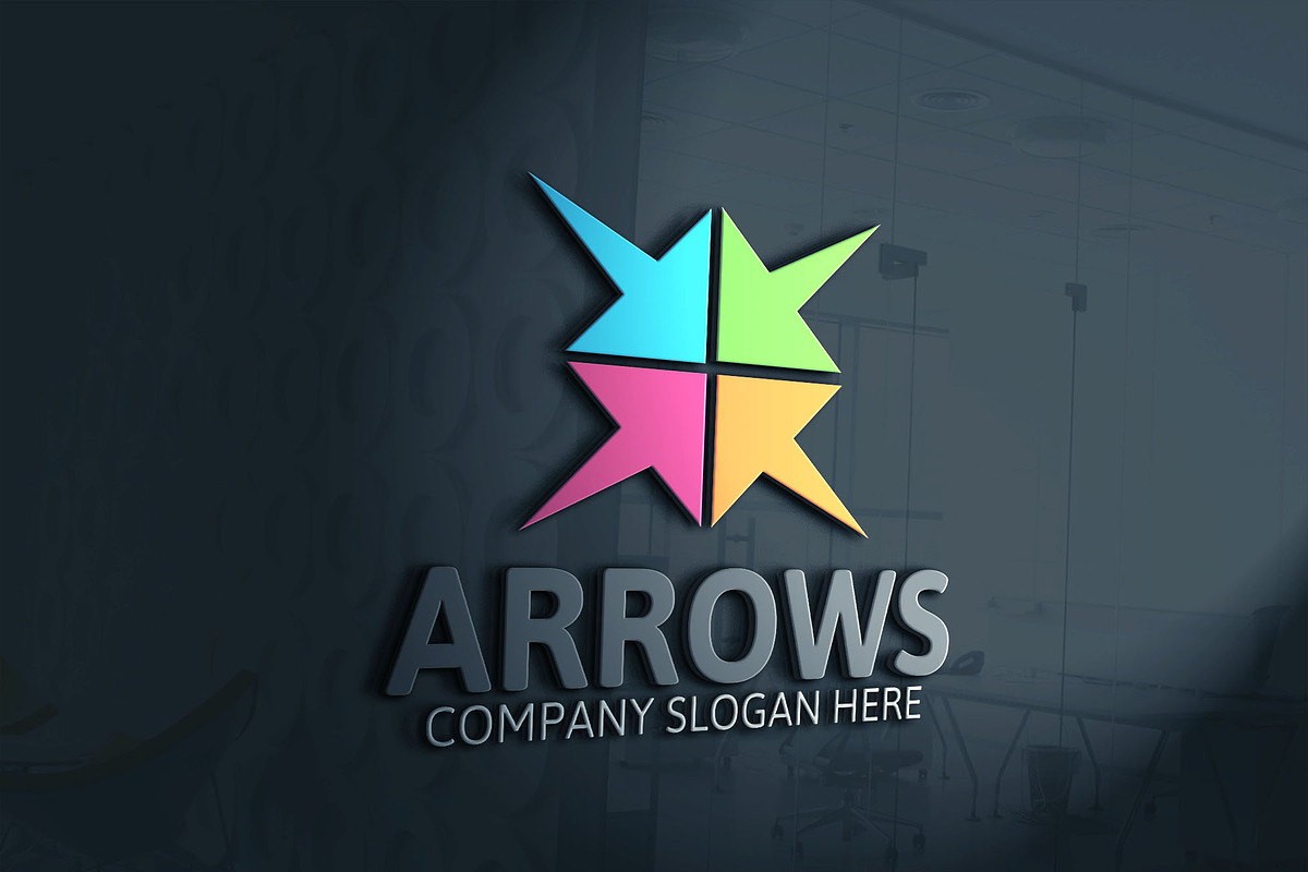 Arrows Logo, a Branding & Logo Template by Josuf Media