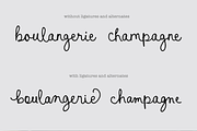 Prosecco and Baguette // Script Font, a Handwritten Font by PeachCreme