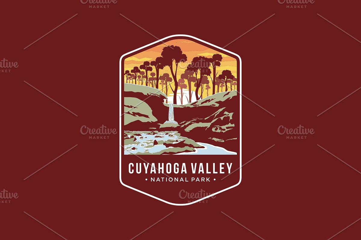 Cuyahoga Valley National Park Logo, a Branding & Logo Template by ...