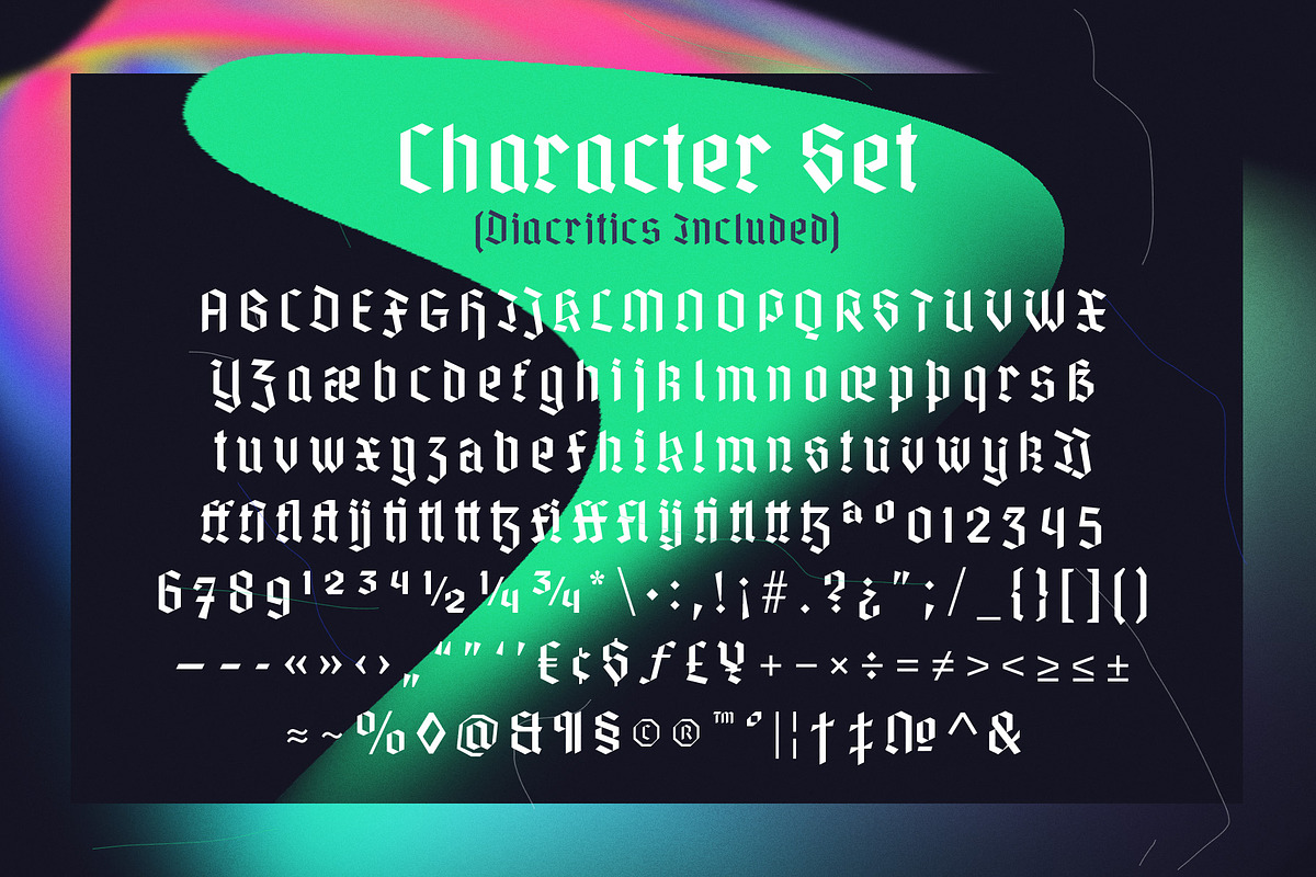 Doppler Modern Blackletter, a Blackletter Font by YockMercado