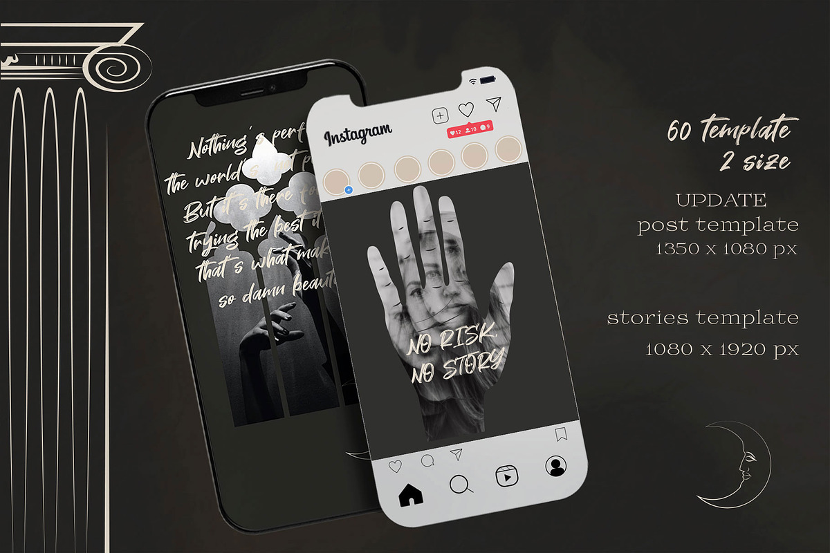 Gothic Aesthetic Instagram Template