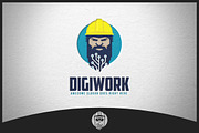 Digiwork Logo, a Branding & Logo Template by Scredeck